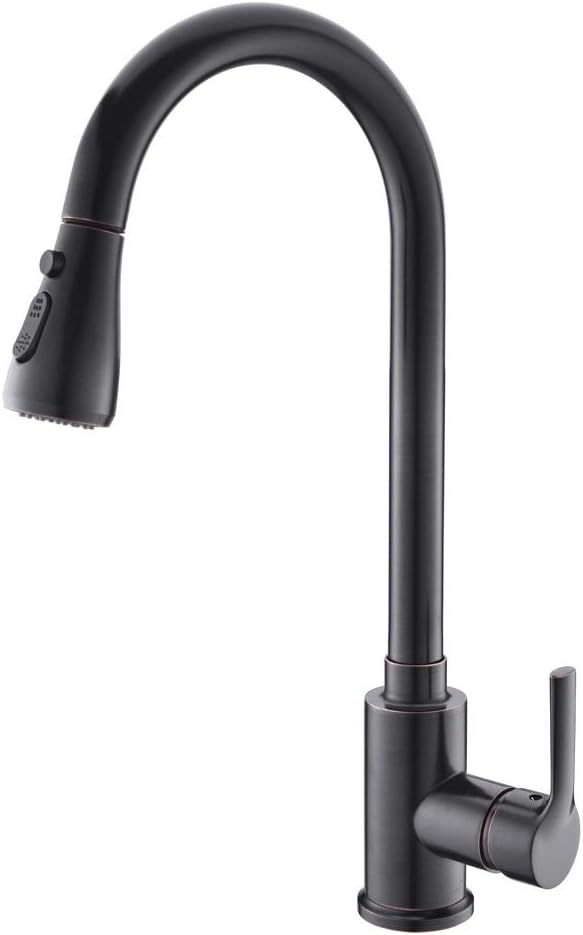 Mixer Tap Kitchen Hot &Cold Mixer Faucet-Kitchen Sink Faucets with Pull ...