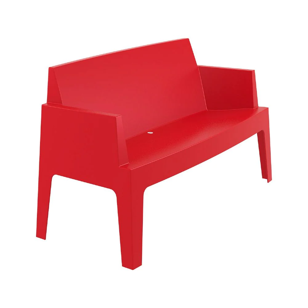 Box Outdoor Resin Bench Sofa - Arizona Outlet