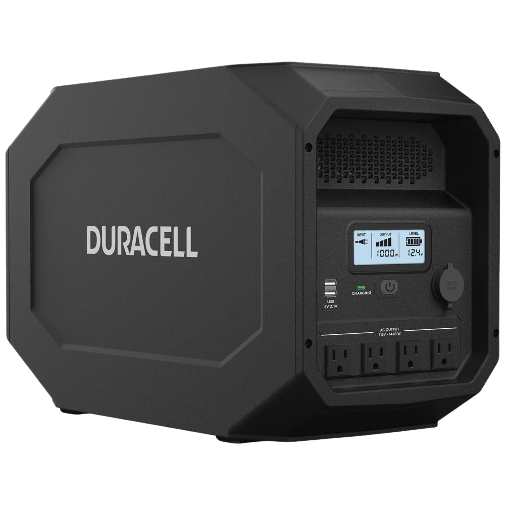 Duracell PowerSource 1440W Portable Power Station Solar Generator 4X ...