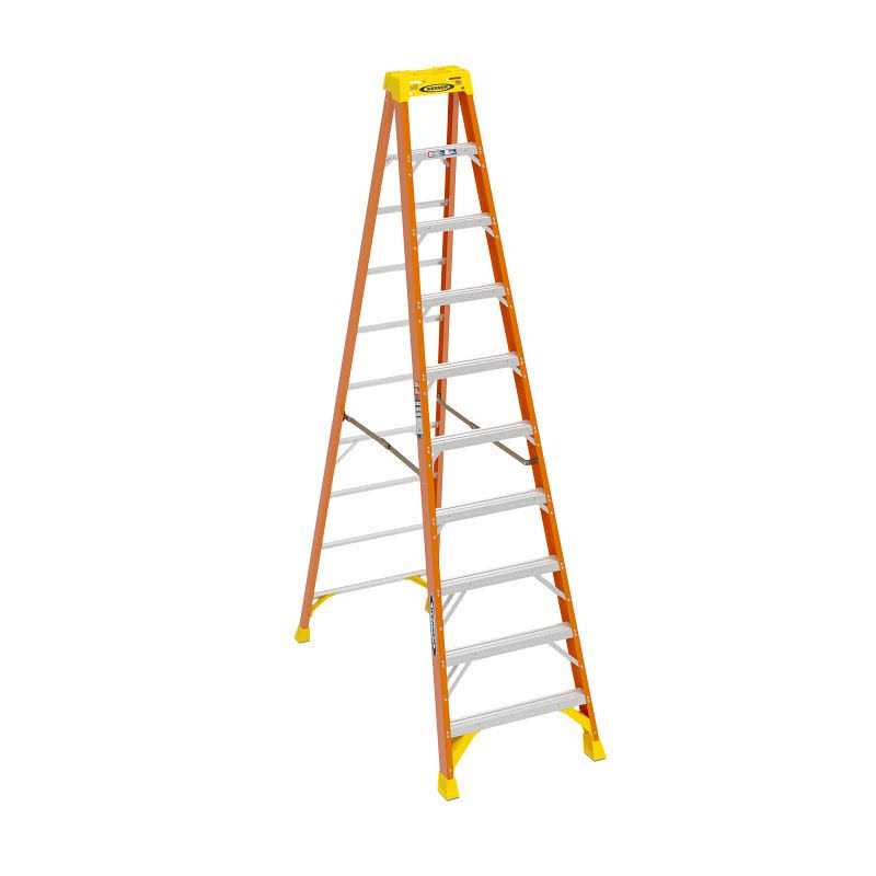 Werner 10 ft. Type IA Fiberglass Step Ladder 6210 - Arizona Outlet