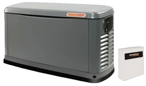 Generac/Honeywell 6054 12kW LP/NG Standby Generator w/Smart Transfer ...