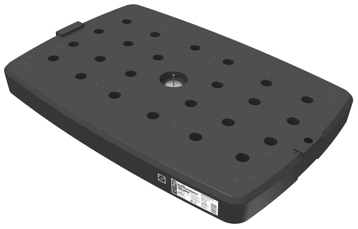 Qwikpad Lightweight Pad 180 MPH Wind For 9-26kW Air Cooled Generac ...