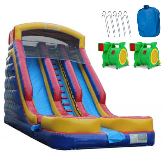 20ft High Dual Lane Inflatable Water Slide with Pool wetdry - Arizona ...