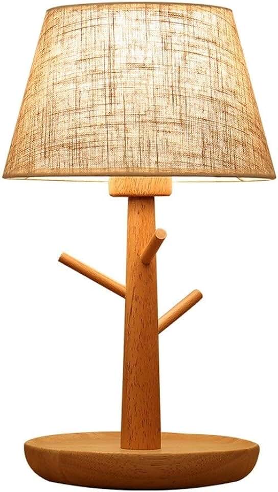 Modern Creative Tree Shape Fabric Table Lamp Warm Children's Room Night ...