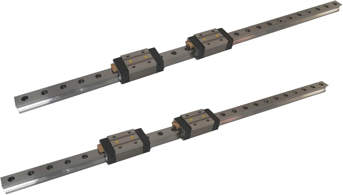 linear roller guide 2Pcs CDG65-80.71 inch/2050mm high-precision roller ...