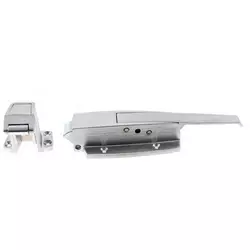 Component Hardware Group Polished Chrome Walk-In Door Latch with Strike ...