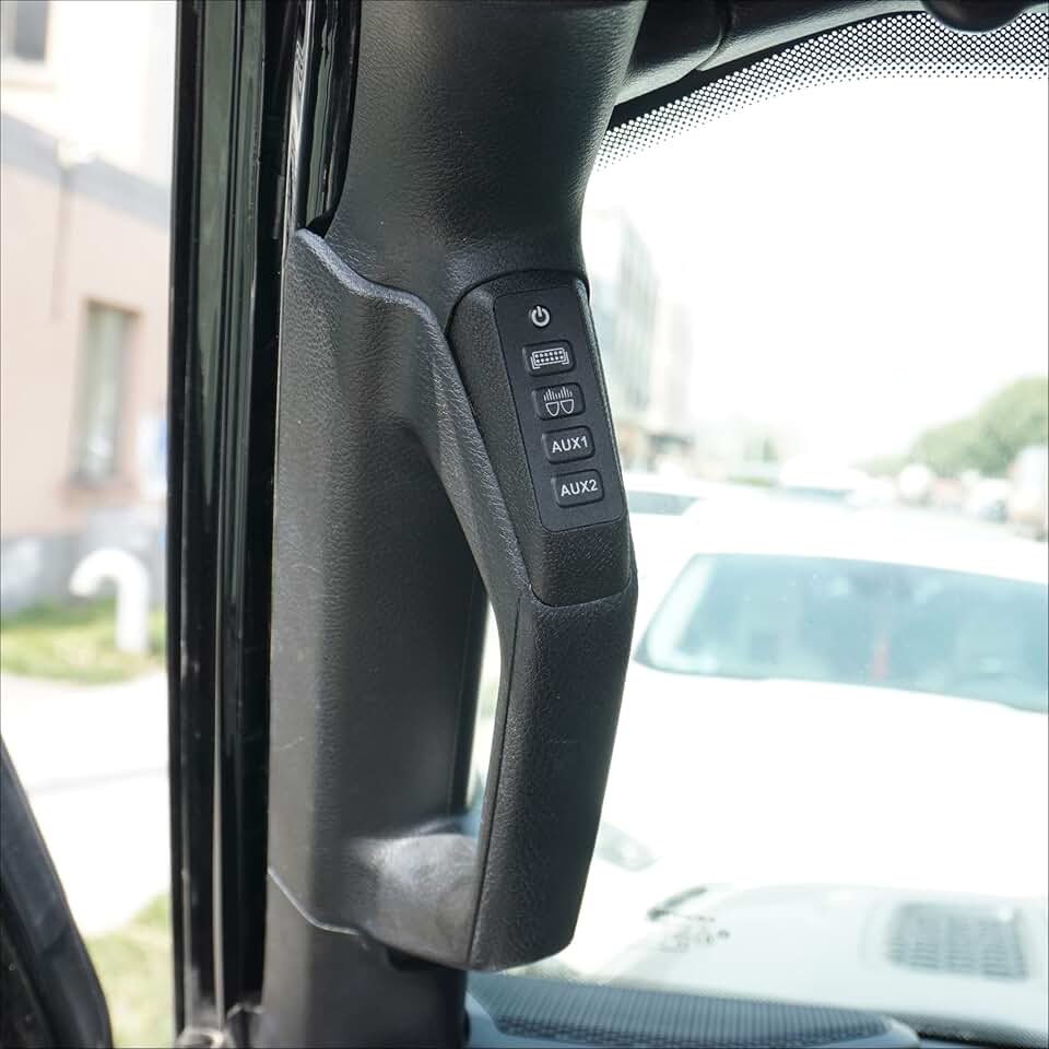 Voswitch JL400 Grab Handle Switch Panel for Jeep Wrangler JL 2018-2023 ...