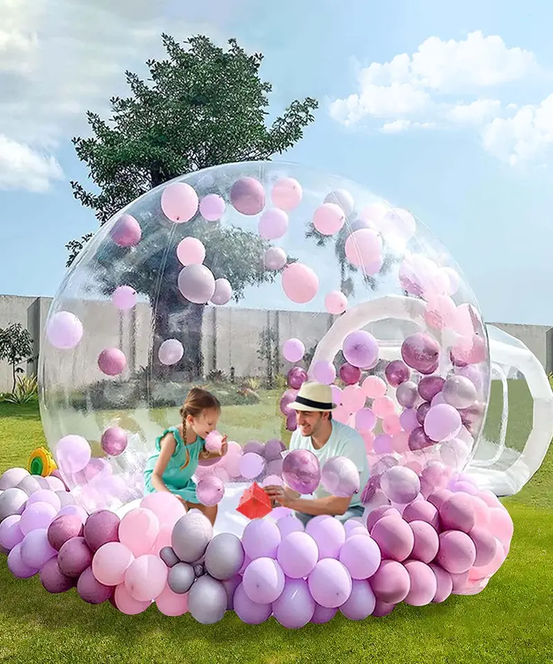 Inflatable Bubble House,10FT Bubble House Dome Inflatable for Kids ...