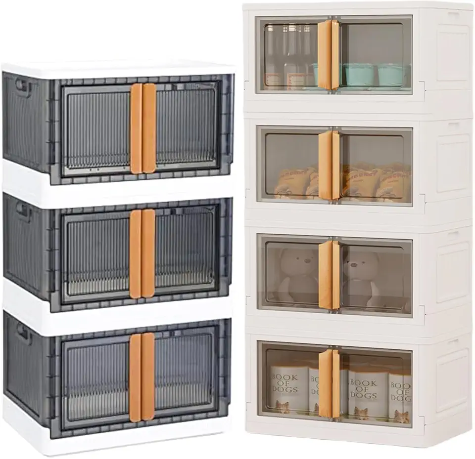 300QT+368QT Plastic Storage Bins for Closet Organizers and Storage ...