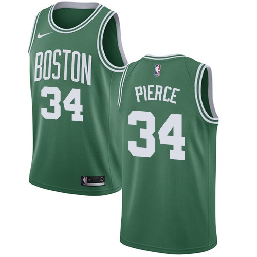 Nike Boston Celtics #34 Paul Pierce Green NBA Swingman Icon Edition ...