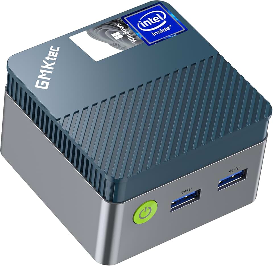 GMKtec Mini PC NucBox G5, Intel 12th Gen Alder Lake N97 (up to 3.6GHz), 12GB RAM 256GB M.2 SSD ...