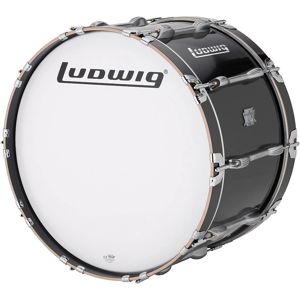 Ludwig Ultimate Marching Bass Drum - Black - Arizona Outlet