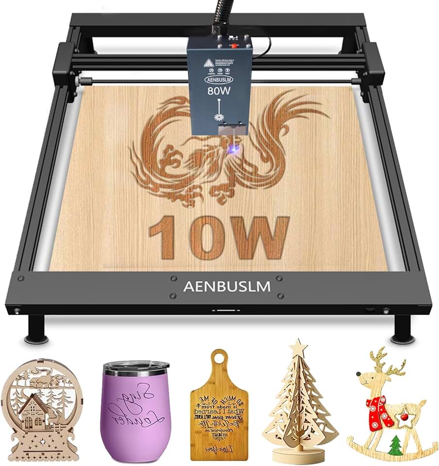 AENBUSLM Laser Engraver T1 DIY Laser Cutter,Laser Engraving Cutting ...