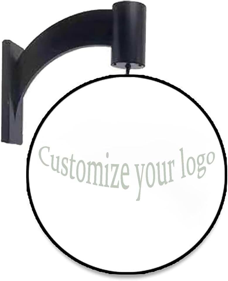 Double Sided Advertising Light Box, Round Illuminated Display Billboard ...