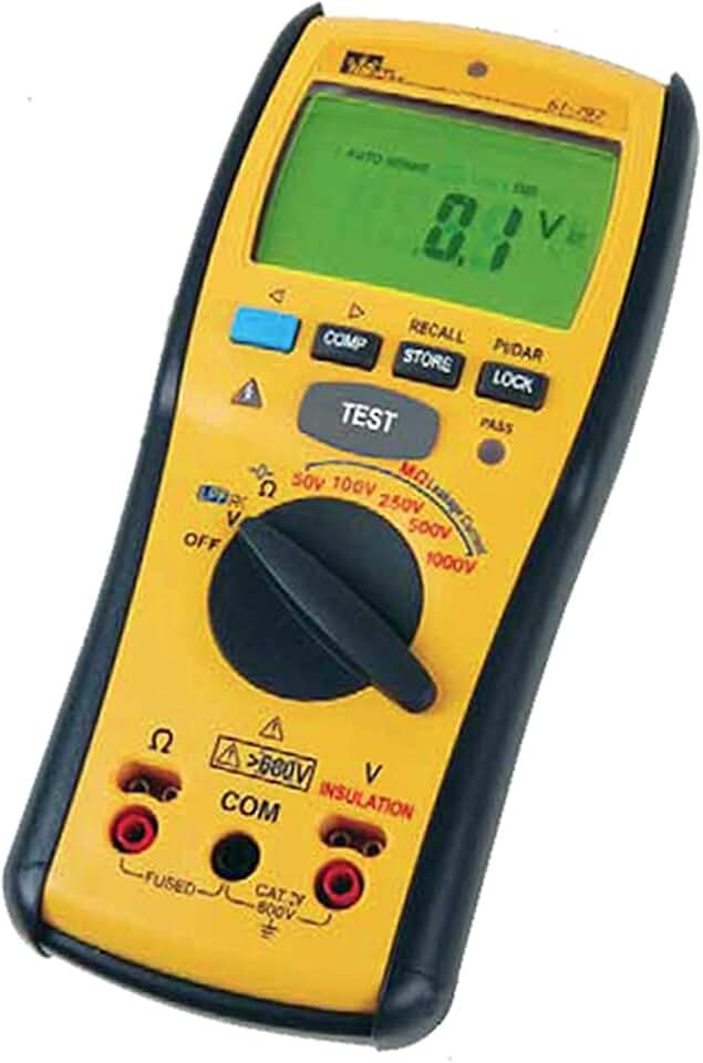IDEAL INDUSTRIES INC. 61-797 Insulation Tester 50, 100, 250, 500 amd ...