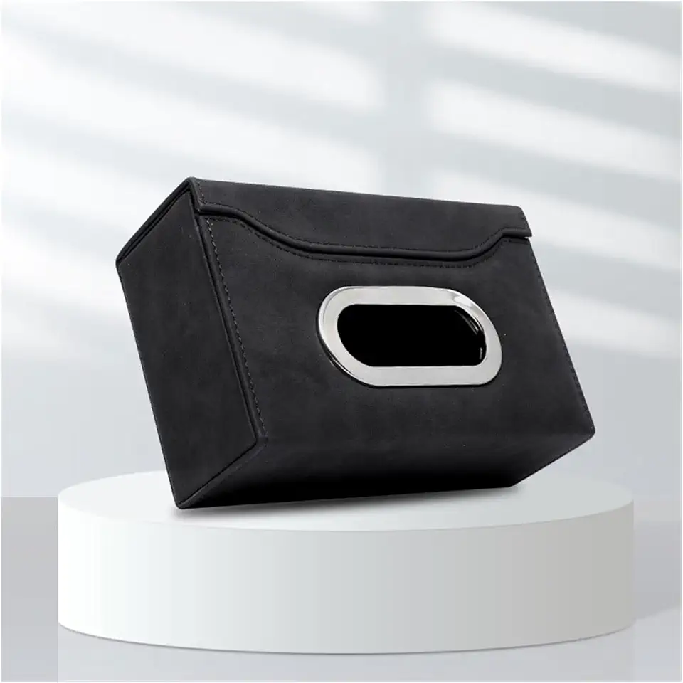 Car Tissue Box Holder with Hanging Strap Car Tissue Box Organizer Multi ...