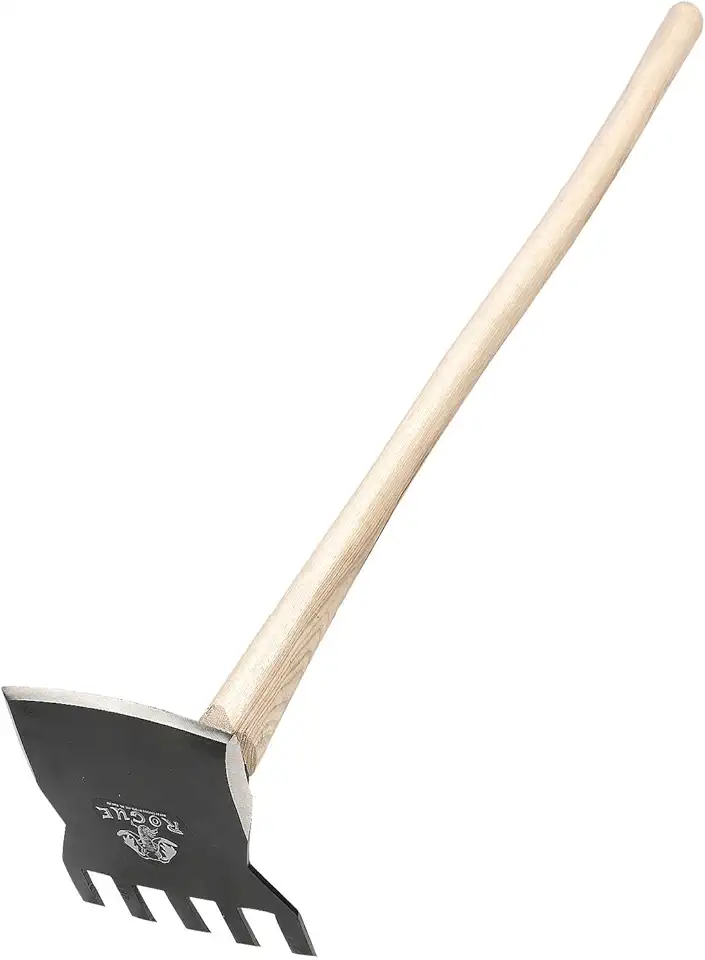 Rogue Hoe 7" Hoe/Rake with 40" Curved Hickory Handle - Arizona Outlet