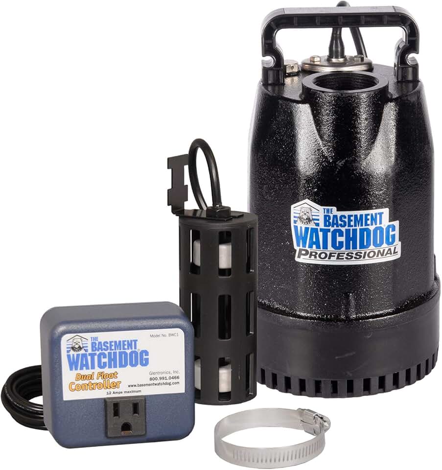 THE BASEMENT WATCHDOG Model SIT-33D 1/3 HP 3,720 GPH at 0 ft. and 3,100 ...
