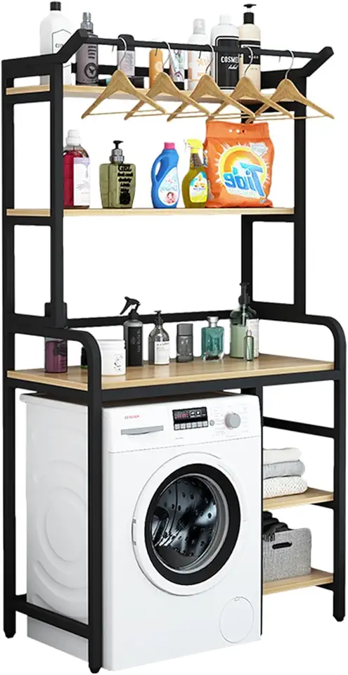 Storage Rack Above Washing Machine, Laundry Room Racks, Laundry Room ...