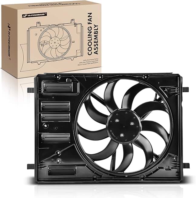 A-Premium Engine Radiator Cooling Fan Assembly with Brushless Motor ...