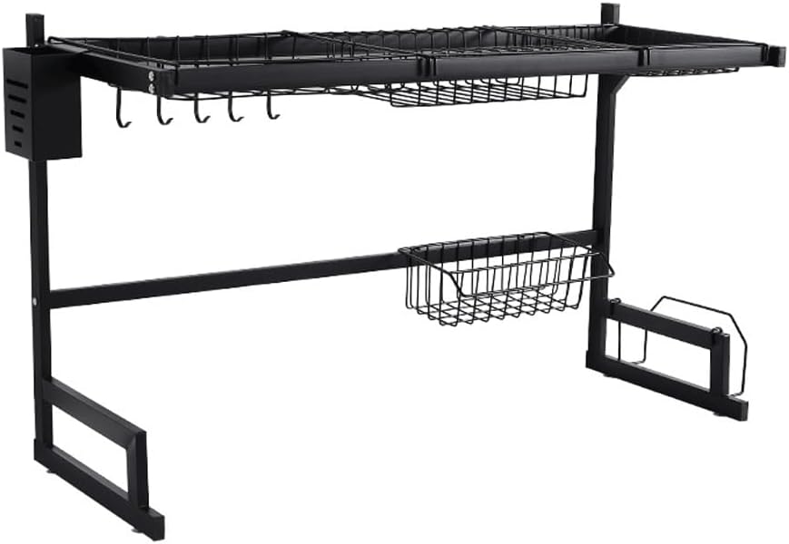 Dish Drying Racks for Kitchen Counter, Rack with Drainboard Set ...