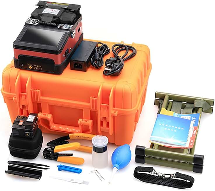 A-81S FTTH Fully Automatic Mini Optic Fiber Fusion Splicer Splicing ...