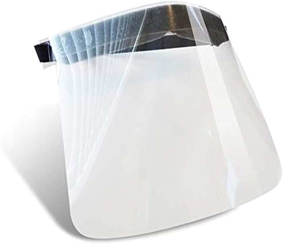 FRANKLOWE Clear Vision Protective Face Shields - 100 Packs - Arizona Outlet