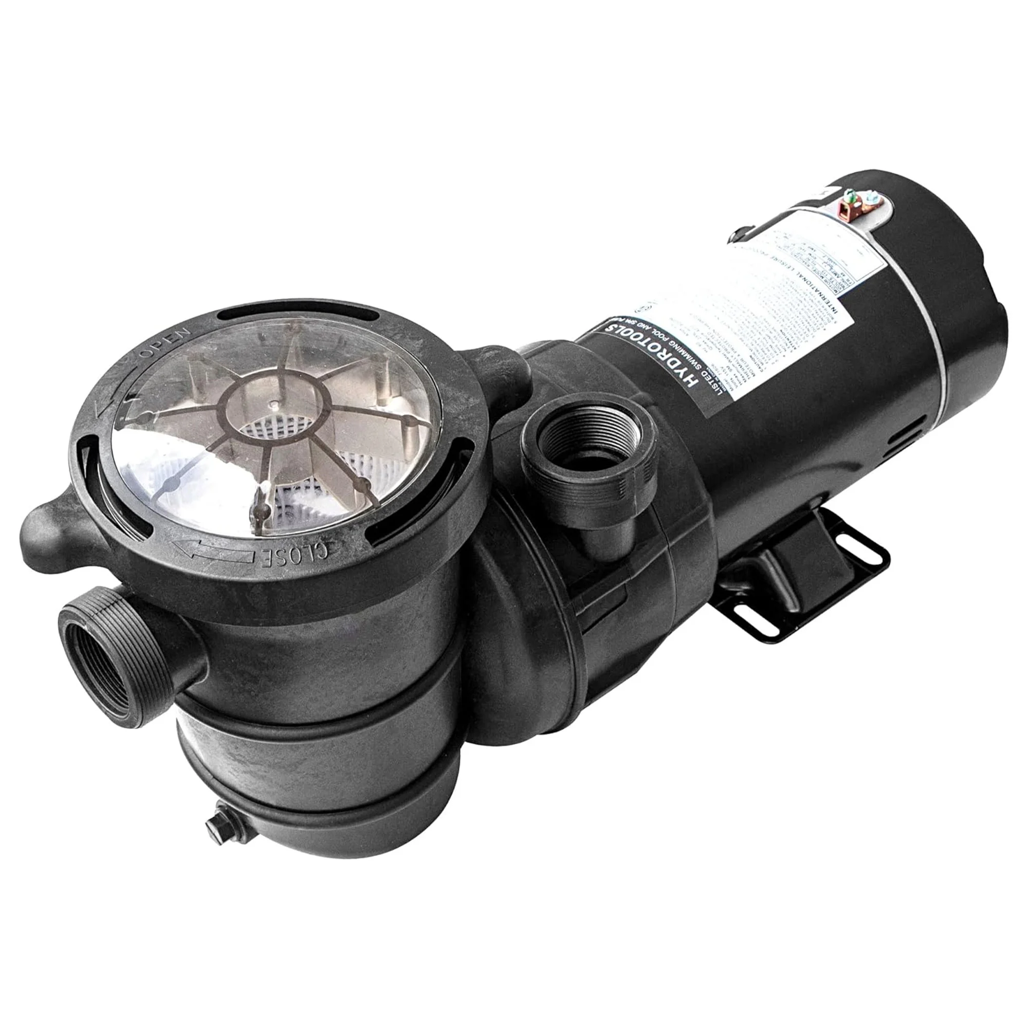 Swimline HydroTools HydroFlo 1.0 HP 2 Speed Vertical Discharge Pool ...