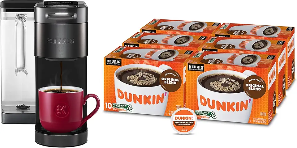 Keurig K Supreme Plus Smart Single Serve Coffee Maker With Dunkin