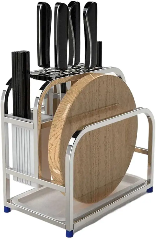 GYLXW Cutting Board Storage Rack Stainless Steel Cutting Board Rack ...
