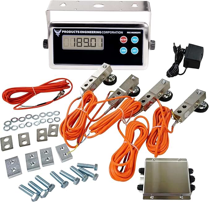 PEC Tools Digital Indicator Kit for Floor Scale for Warehouse and ...