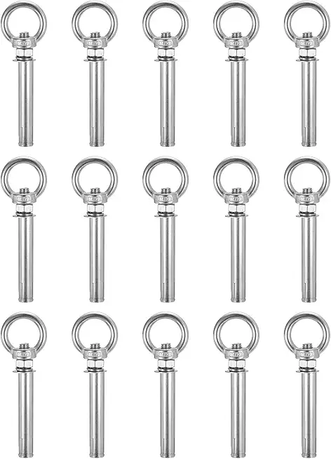 M12 x 120 Expansion Eye Bolts - 50Pack - Good for Concrete Dry Brick ...