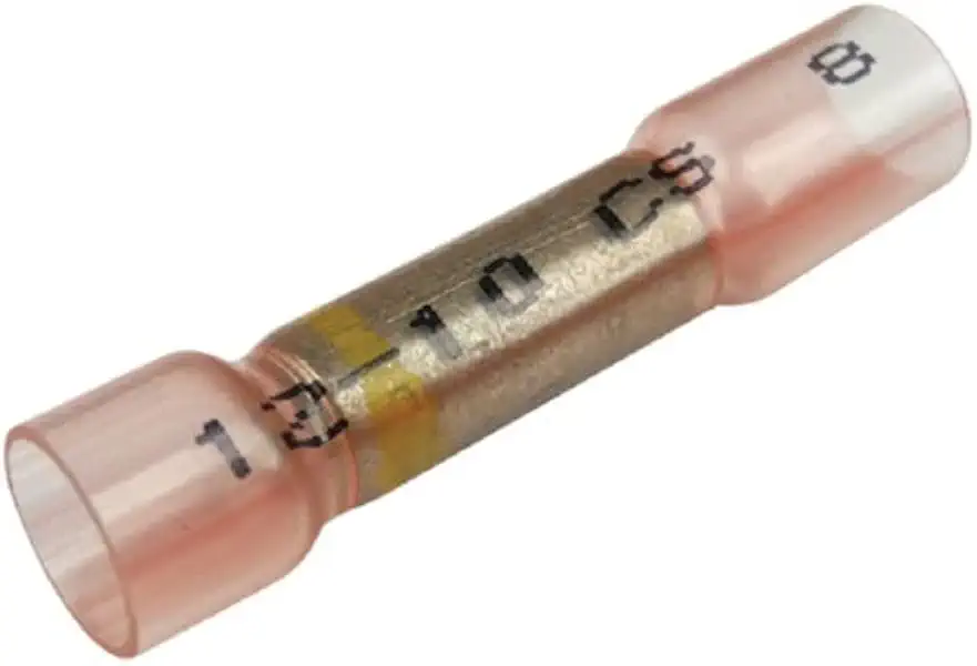 100 Pack 8 AWG to 12-10 AWG Step Down Heat Shrink Butt Connector ...