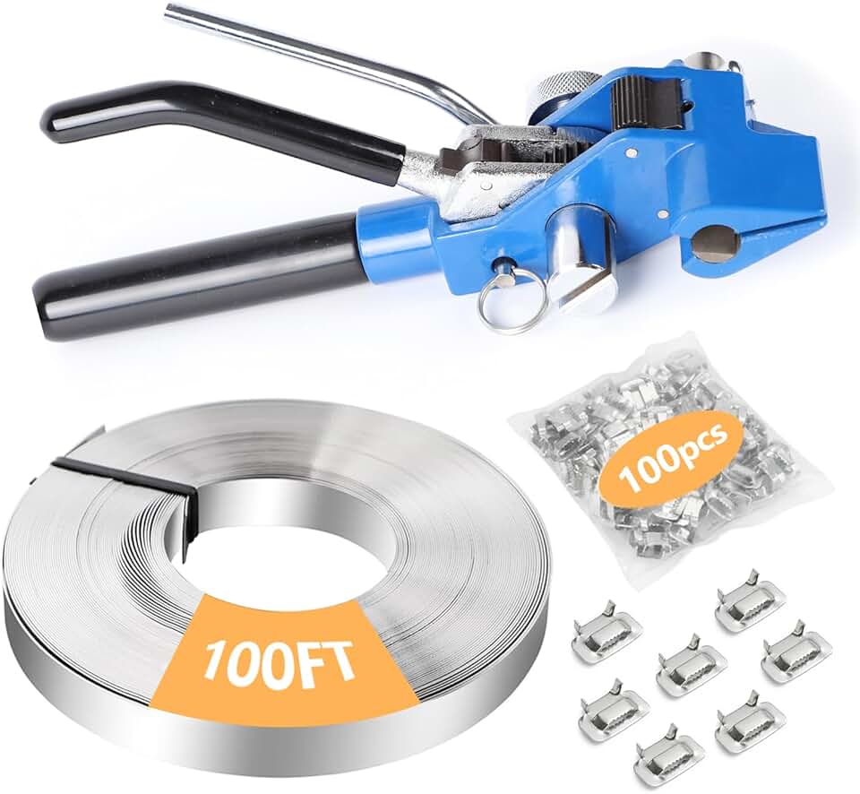S304 Steel Strapping Banding Kit - Stainless Steel Banding Tool Band ...