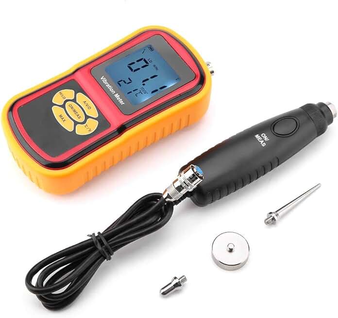 Vibration Meter,GM63B Digital Vibration Meter,Portable Handheld Mini ...