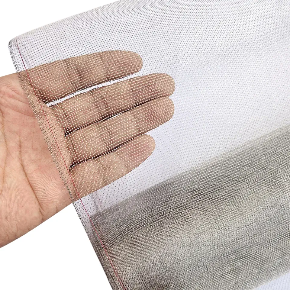 304 Stainless Steel Window Screen Mesh, 47 in X 98 ft Metal Woven Wire ...