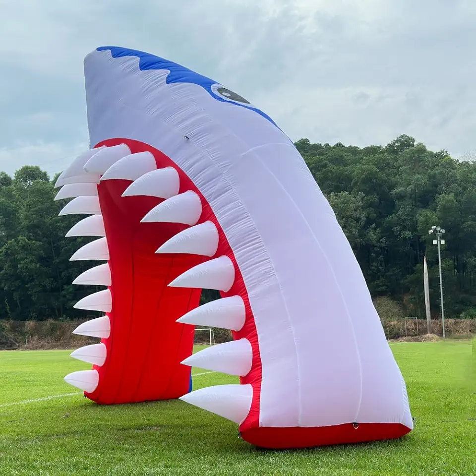 Inflatable Shark Mouth Arch Inflatable Shark Entrance 13ftx13ft with ...