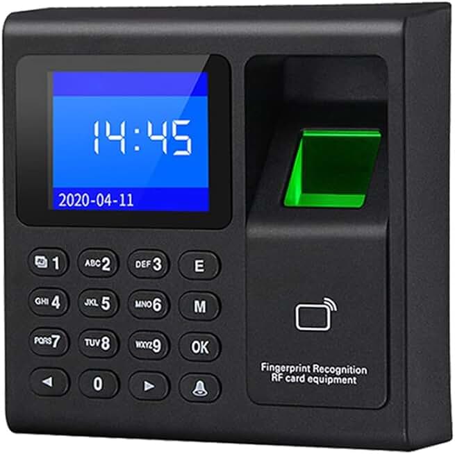 Biometric Fingerprint Attendance Time Clock Recorder Office System ...