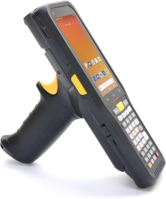 Barcode Scanner Android with Pistol Grip, 2D Android 10 Scanner with ...