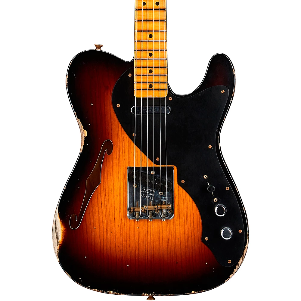 Fender Custom Shop Limited-Edition Blackguard Telecaster Thinline Relic ...