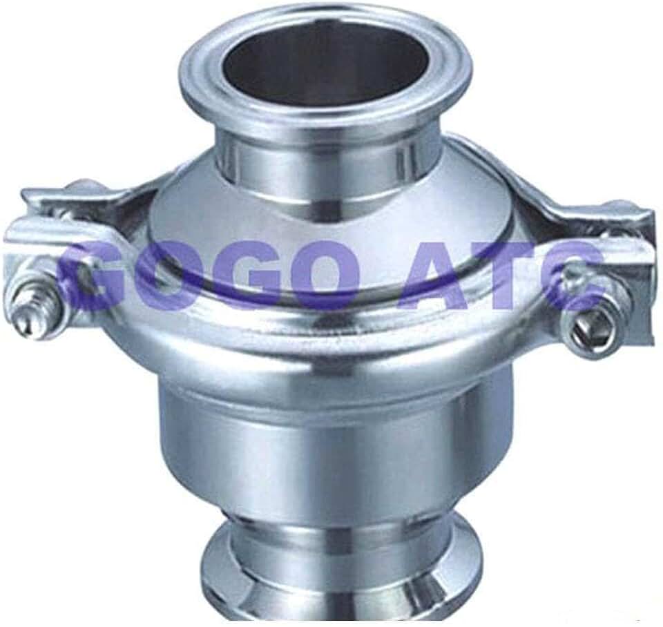 Sanitary check valve stainless steel 304 O.D 102 mm clamp type quick ...