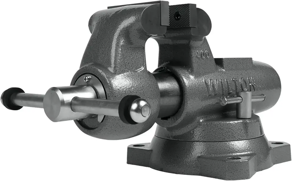 Machinist Bench Vise, 4" Jaw Width, 6-1/2" Jaw Opening, 3-1/2" Throat ...