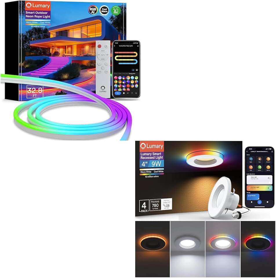 Outdoor Neon Rope Lights, 32.8ft LED Rope Lights Outdoor Waterproof ...