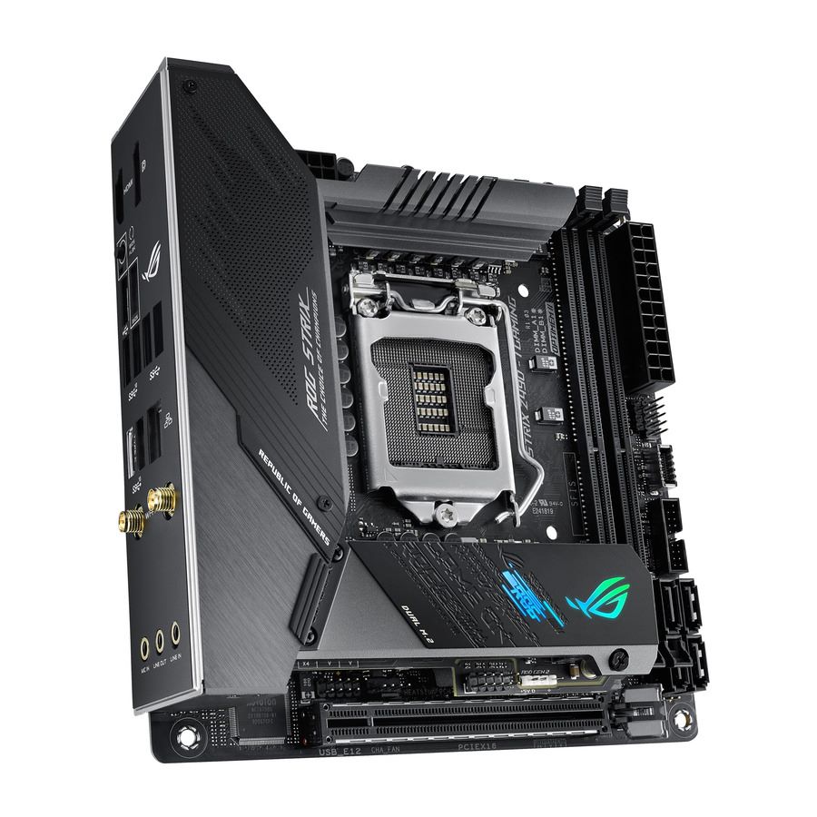Asus ROG Strix Z490-I GAMING Desktop Motherboard - Intel Chipset ...