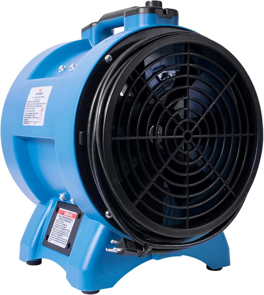 XPOWER X-12 Industrial Blower Confined Space Ventilation Fan — 12 ...