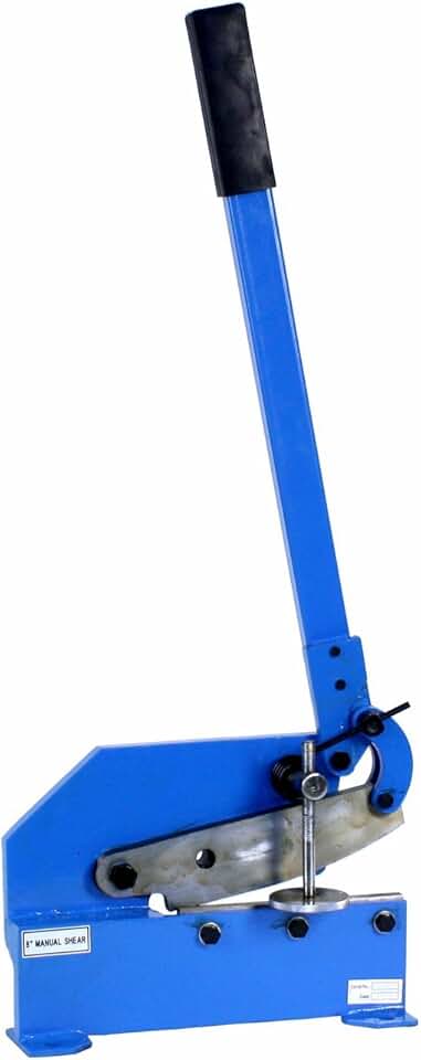 8" Mounting Benchtop Manual Hand Plate Shear Cuts Sheet Metal, Rebar ...