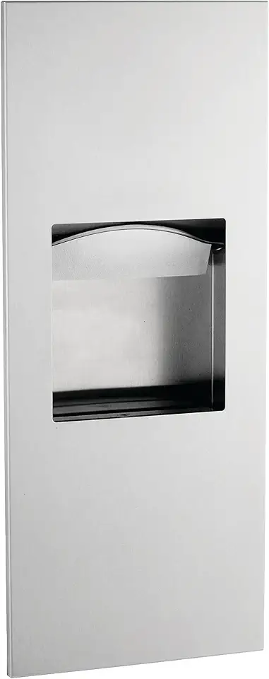 BOBRICK 36903 TrimLineSeries Stainless Steel Recessed Paper Towel ...