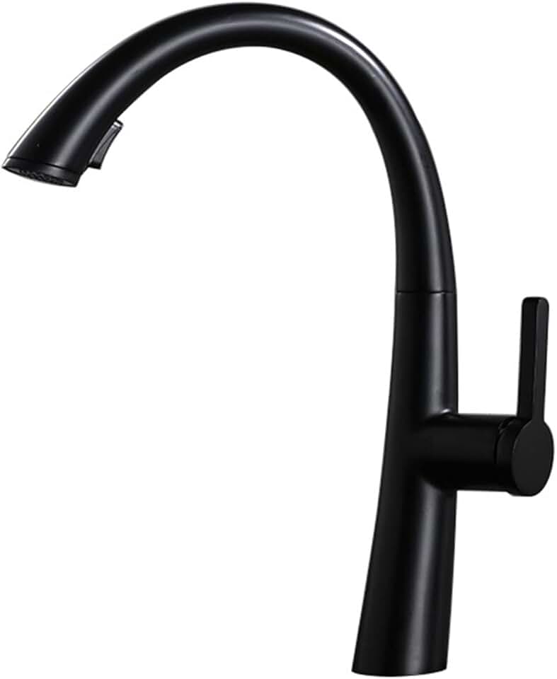 Kitchen Faucet with Pull Down Sprayer Black Pull Out Kitchen Faucets ...