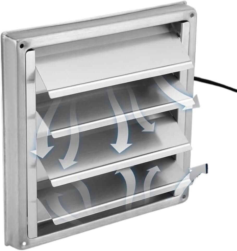 Air Vent Exterior Wall Ventilation Cap Movable Square Air Outlet ...