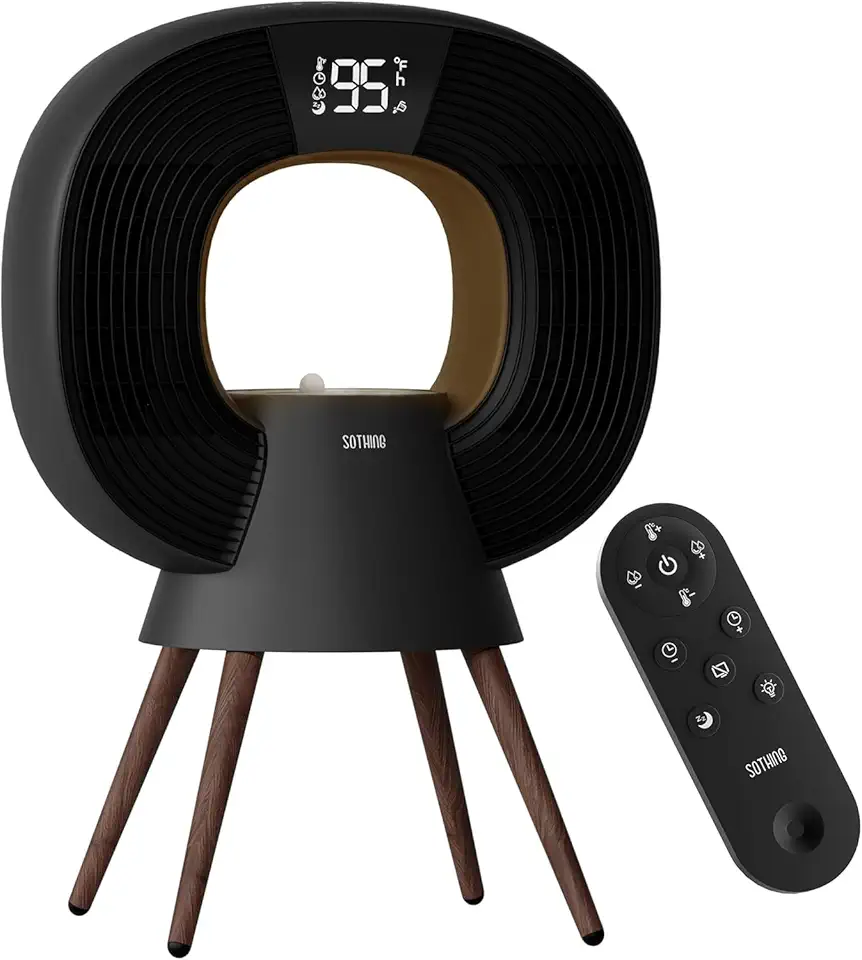 Space Heater,Electric Space Heater Humidifier Combo - 1500W Electric ...